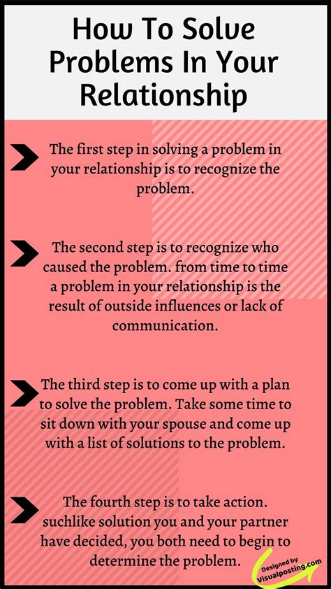 How To Solve Problems In Your Relationsh Solve Relationship Problems