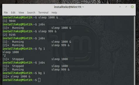 how to find suspended jobs in linux systran box