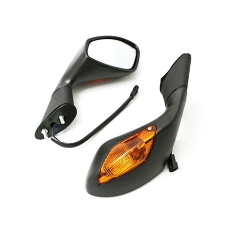 Turn Signal Rear View Side Mirrors Fit For Aprilia Rsv4 Rsv1000 2004