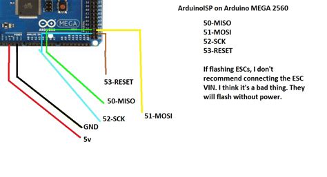 arduino mega 2560 as isp programmer pcb circuits