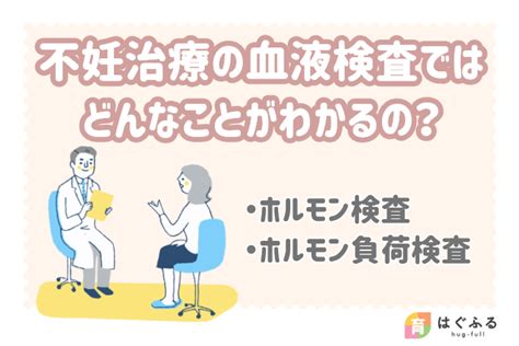 【医師監修】不妊治療での 血液検査 で分かることは？（ホルモン検査、ホルモン負荷検査） はぐふる