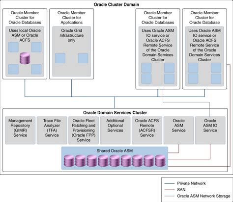 about oracle cluster domain and oracle domain services cluster