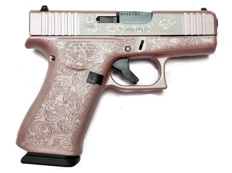 Glock 43x Custom Engraved “glock Blackstone Shooting Sports