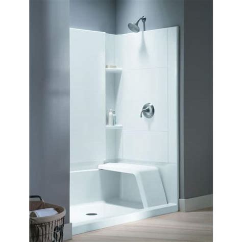 Sterling Accord Seated 36 In X 60 In X 74 1 2 In Shower Kit With Age