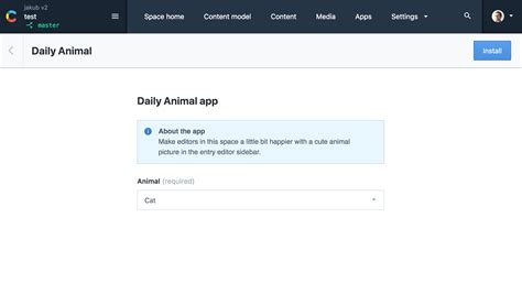 building your first app contentful