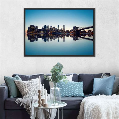Manhattan Water Reflection Wall Art Photography
