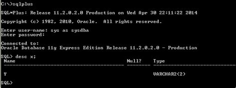 oracle 11g express java jdbc database workspace stack