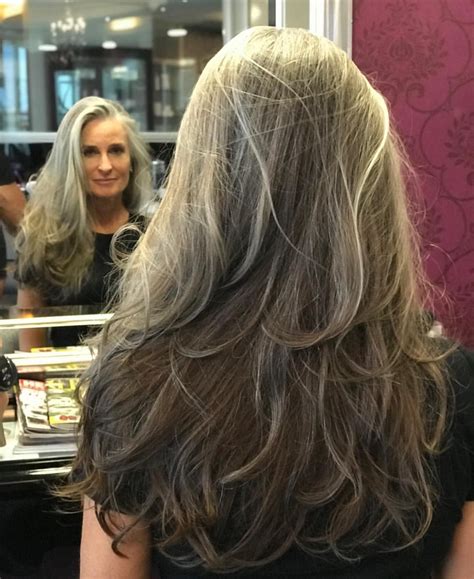 Questio Gray Hair Cuts Long Silver Hair Long Layered Haircuts