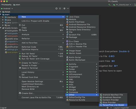 android quickstart tensorflow lite