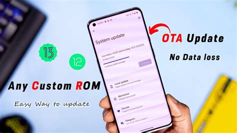 how to update any custom roms without data loss from updater custom