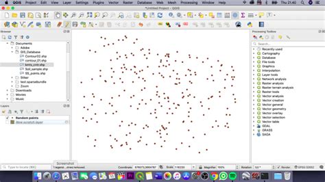 generate xy coordinates from point layer in qgis gis tutorial