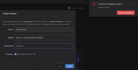 could not initialize project · issue 3342 · platformio platformio home