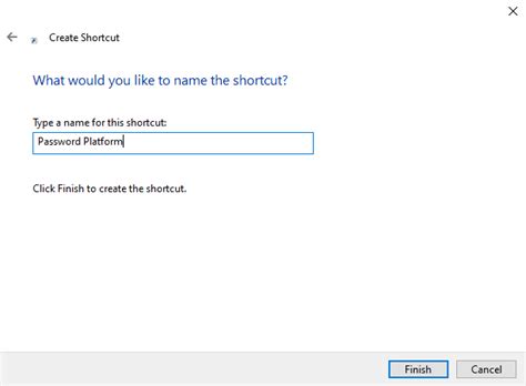 Setting Up A Microsoft Edge Desktop Shortcut Password English