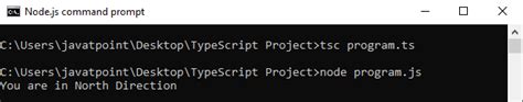 typescript switch statement javatpoint