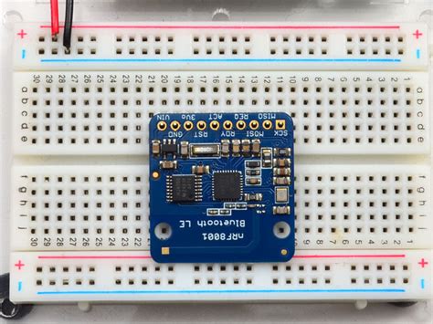 hooking everything up getting started with the nrf8001 bluefruit le