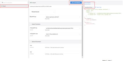 how to use the airport info api with python php ruby and javascript
