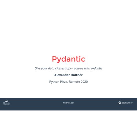 python pizza remote 2020 pydantic give your python