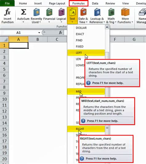 substring in excel how to use substring function left