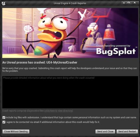 how to customize your unreal engine crash report client bugsplat blog