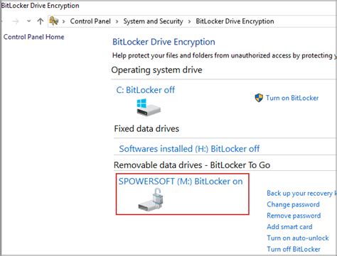 encrypt a usb drive with bitlocker password on computer