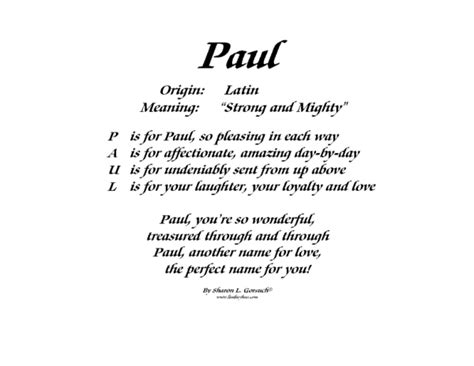 Meaning Of Paul Lindseyboo