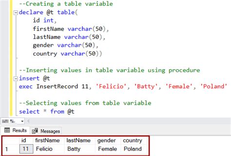 sql server select from stored procedure 9 examples sql