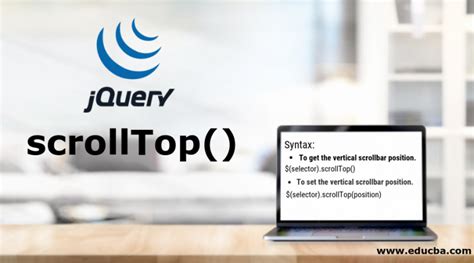 jquery scrolltop implementation of jquery scrolltop method