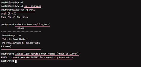 How To Set Up Master Slave Replication For Postgresql 9 6 On Ubuntu 16 04