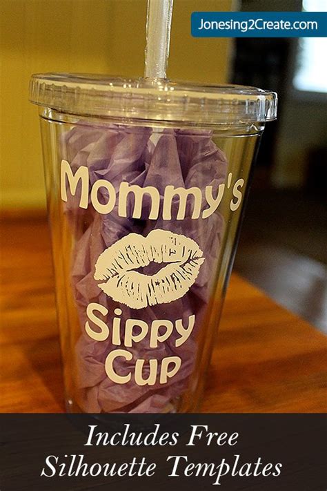 Mommy Sippy Cups Vinyl Jonesing2create