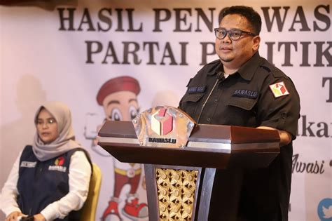 Foto Beberkan Hasil Pengawasan Bawaslu Ri Temukan Parpol Catut