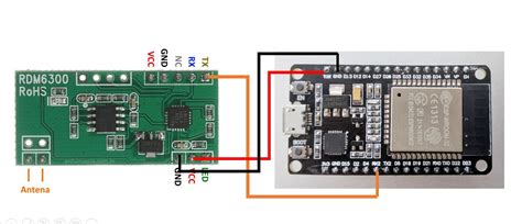 tutorial esp32 mengakses rfid rdm6300 125khz