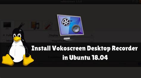 how to install vokoscreen desktop recorder in ubuntu 18 04