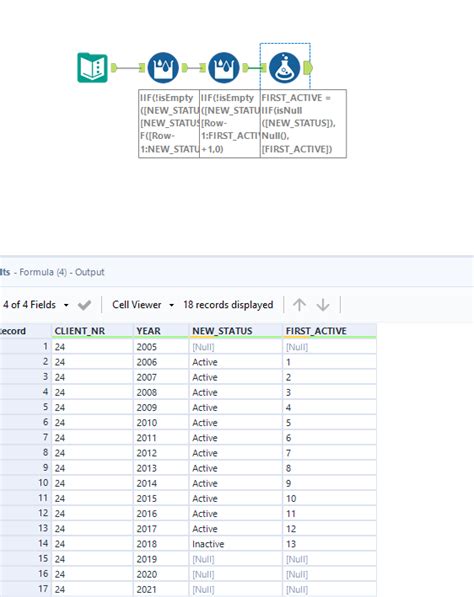 solved issues with multi row formula alteryx community