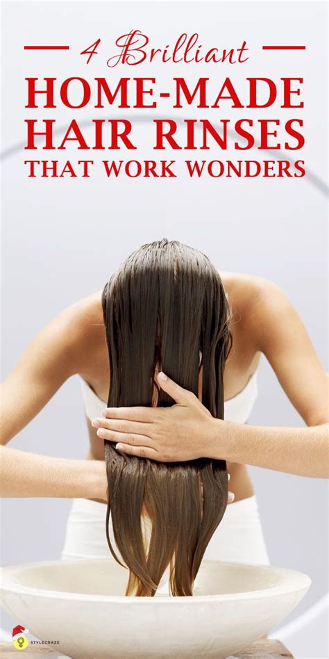 11 Brilliant Homemade Hair Rinses That Work Wonders Hair Rinse