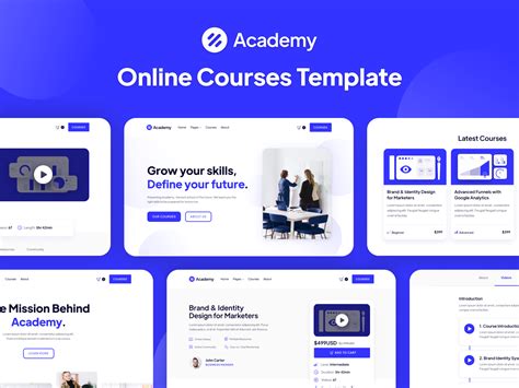 academy school html5 responsive website template