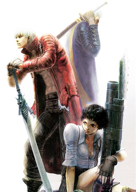 image dante vergil and lady png capcom database fandom powered by