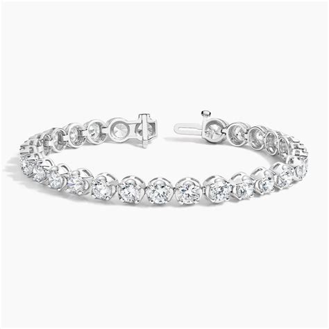 18k White Gold 7 In Certified Lab Grown Diamond Tennis Bracelet 10