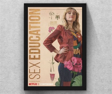 Quadro Sex Education Aimee Com Vidro Elo7 Produtos Especiais