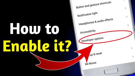 how to enable developer options android developer option kaise on