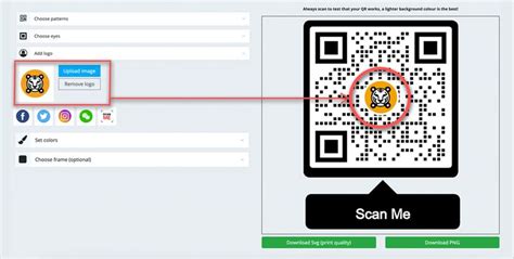 how to use a qr code generator with logo qr tiger