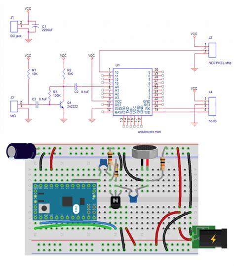 Arduino Led Spectrum Analyzer Circuit Ws2812 Schematic Arduino