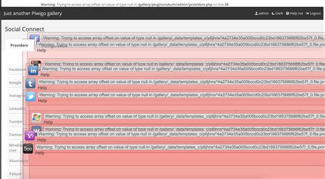 warning trying to access array offset on value of type null · issue