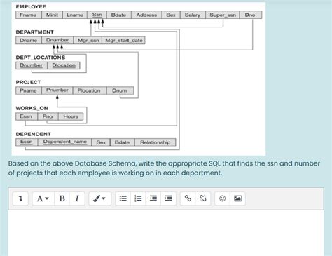 solved employee fname minit lname ssn bdate address sex