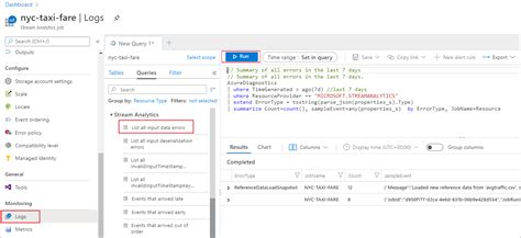 rozwiązywanie problemów azure stream analytics przy użyciu