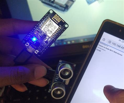 ultrasonic sensor with nodemcu 9 steps with pictures instructables