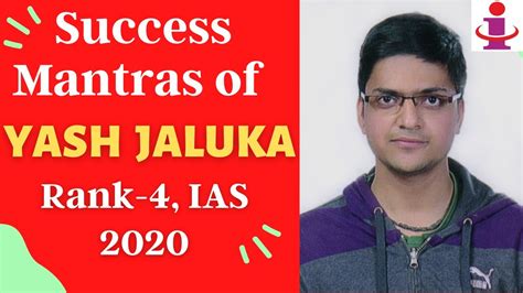 Upsc All India Rank 4 Yash Jaluka Ias Topper 2020 21 Insight Delhi