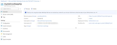 tip 282 getting started with azure static web apps