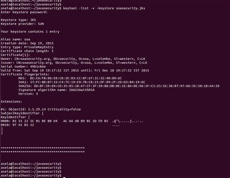 how to create self signed keystore jks java security