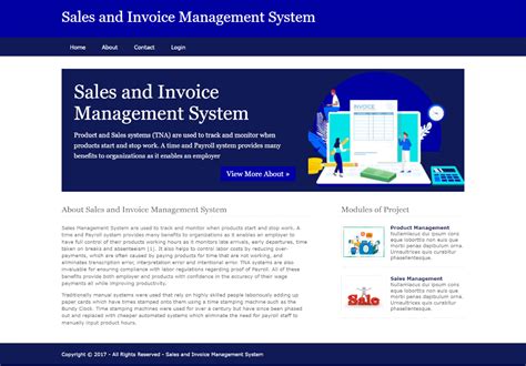 sales and invoice management system python django mysql projects free