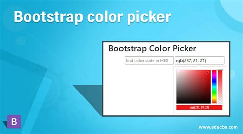 bootstrap color picker how to create color picker in bootstrap